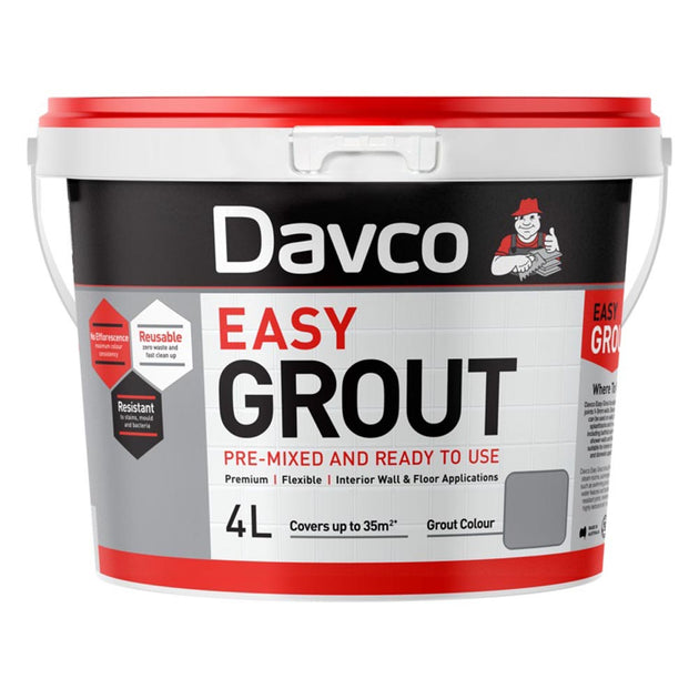 Davco Easy Grout Silver Fox 2L | Paddington Hardware
