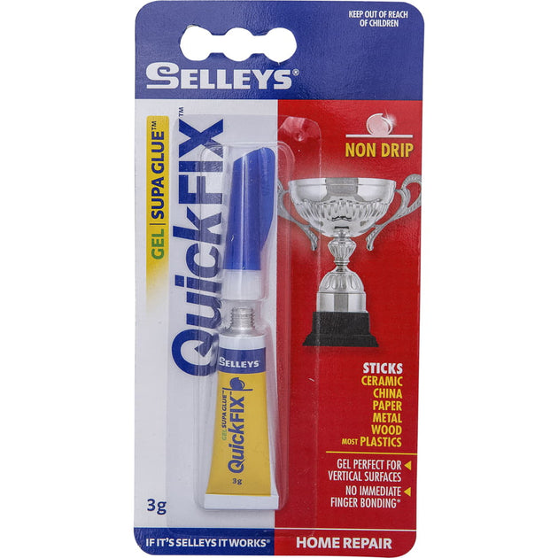 Quick Fix Supa Glue Gel 3g | Paddington Hardware