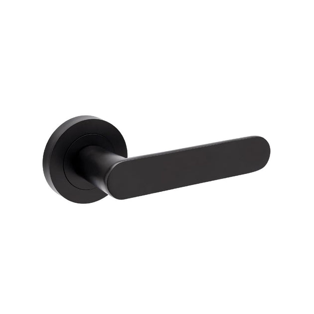 Zanda Duke Privacy Set Matt Black | Paddington Hardware