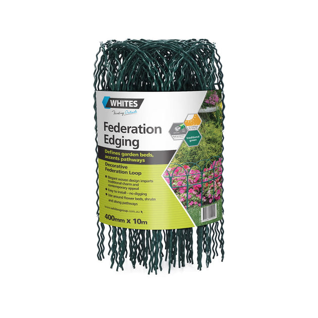 Federation Wire Edging 400mm x 10m | Paddington Hardware