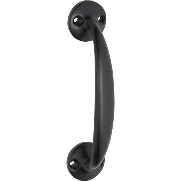 Pull Handle Telephone Matt Black 125mm | Paddington Hardware