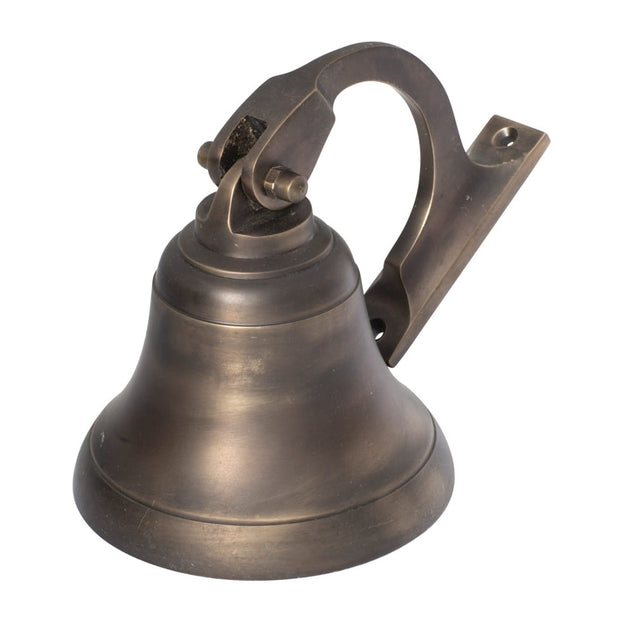 Ships Bell Antique Brass D100mm | Paddington Hardware