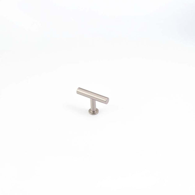 Strand 50mm Solid Brass T-Bar Handle Dull Brushed Nickel | Paddington ...