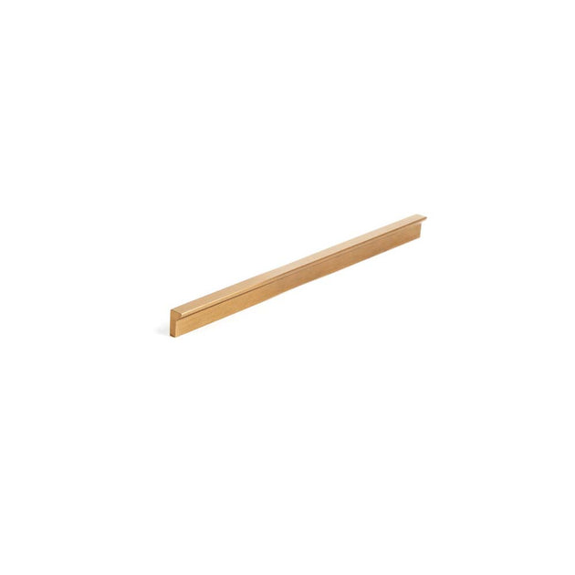 Momo Angle Pull Handle 128mm Brushed Dark Brass | Paddington Hardware