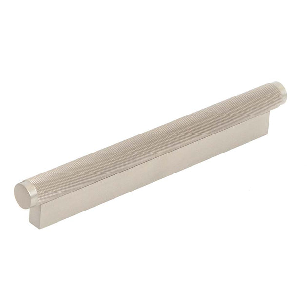 Momo Brighton 160mm Solid Brass Knurled Pull Handle Dull Brushed Nicke ...