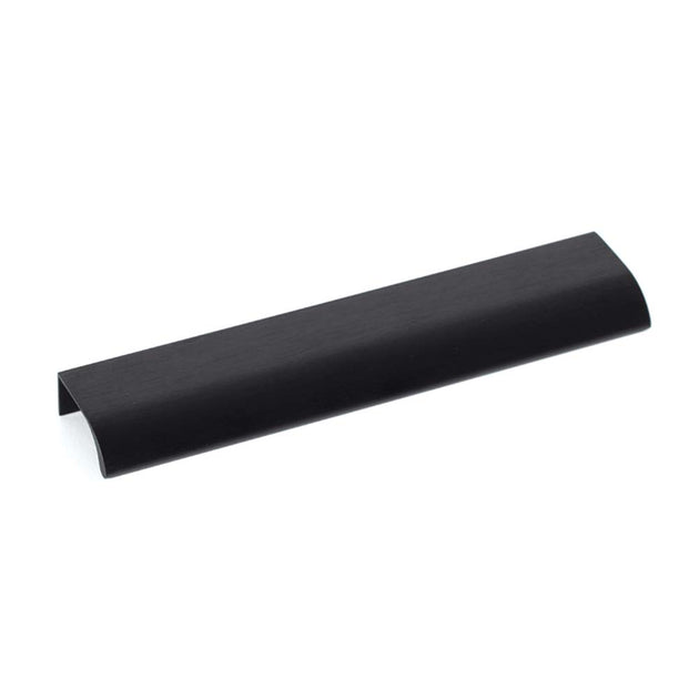 Momo Ona Lip Pull Handle 128mm Brushed Black | Paddington Hardware