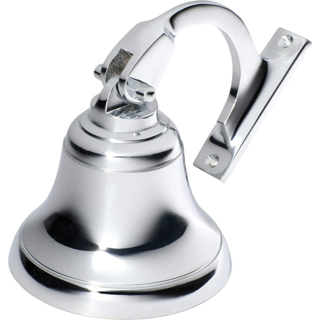 Ships Bell Chrome Plated D100mm | Paddington Hardware