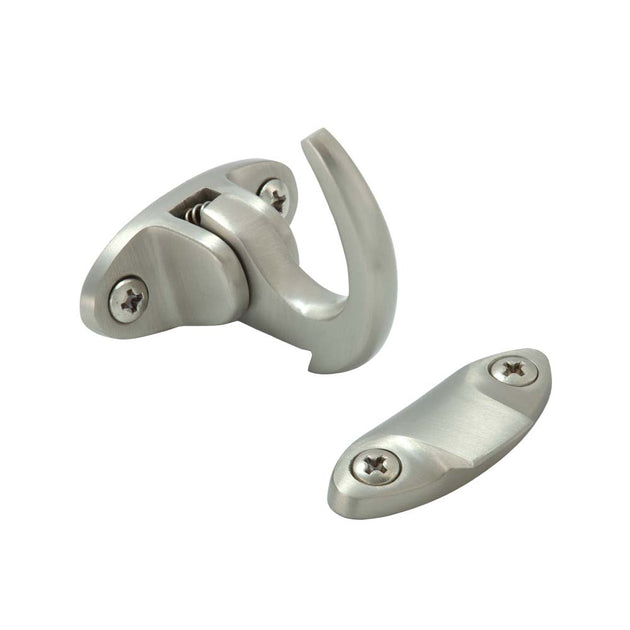 Window Spur Catch Satin Nickel | Paddington Hardware