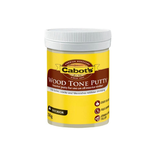 Cabot's Woodtone Putty Meranti 90G | Paddington Hardware