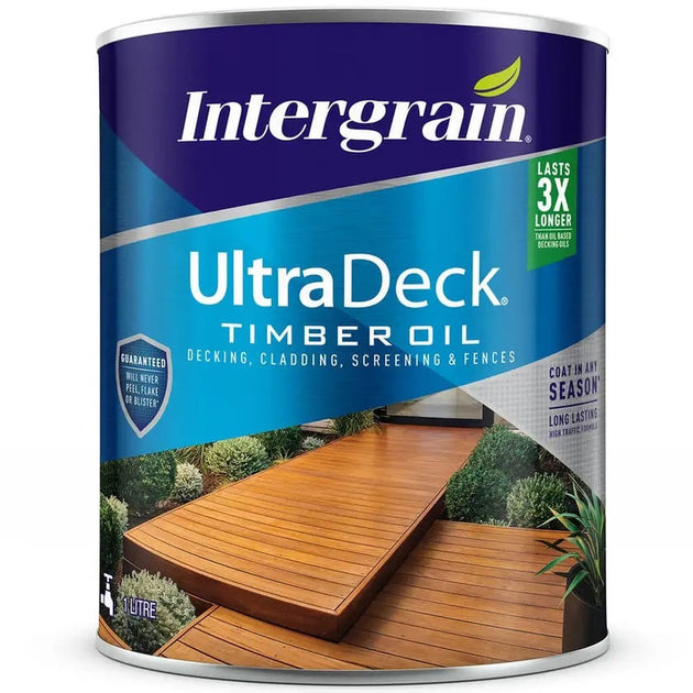 Intergrain UltraDeck Timber Oil Merbau 1L | Paddington Hardware