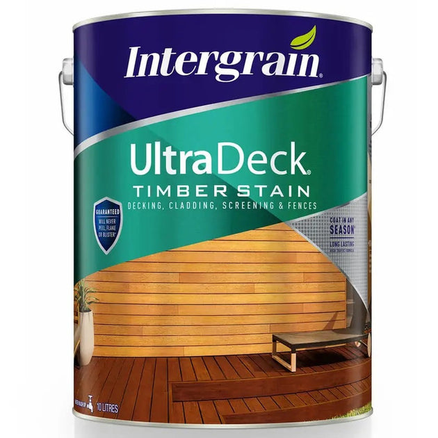 Intergrain UltraDeck Timber Stain Merbau 10L | Paddington Hardware