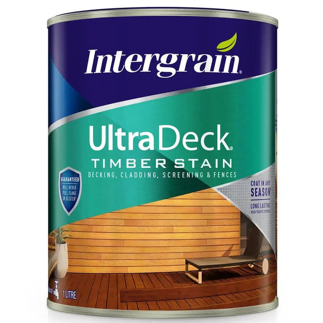 Intergrain UltraDeck Timber Stain Redwood 1L | Paddington Hardware