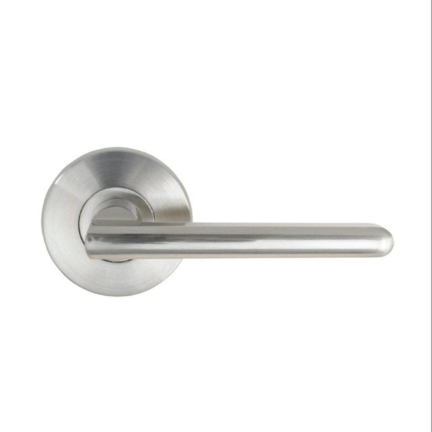 Zanda Aldo Passage Set Brushed Nickel | Paddington Hardware